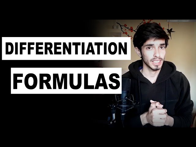 Calculus Differentiation Formulas: A Beginner's Guide | SchoolTube Calculus Differentiation Formulas: A Beginner's Guide | SchoolTube